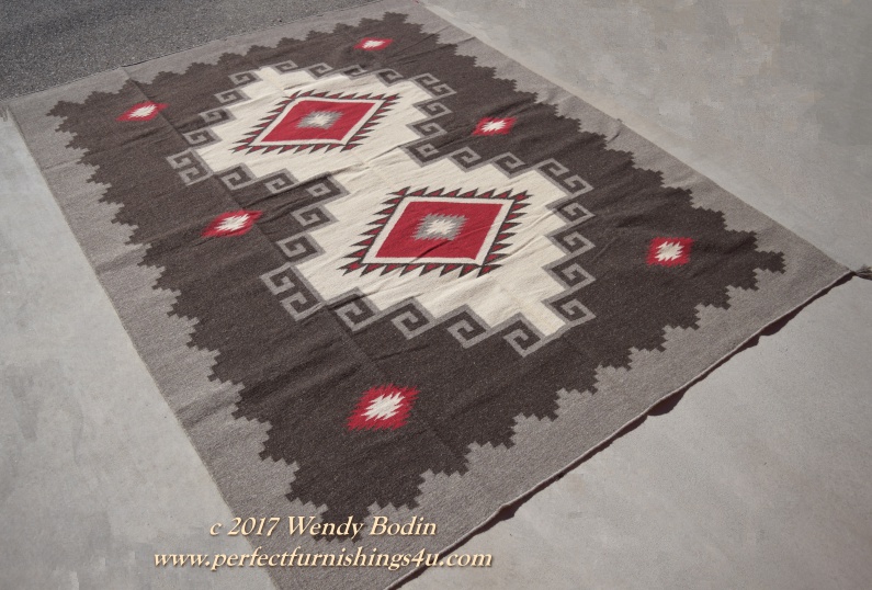 Southwest_Crystal_Star_Pattern_handwoven_wool_rug_Natural_Neutral_8x10 ...